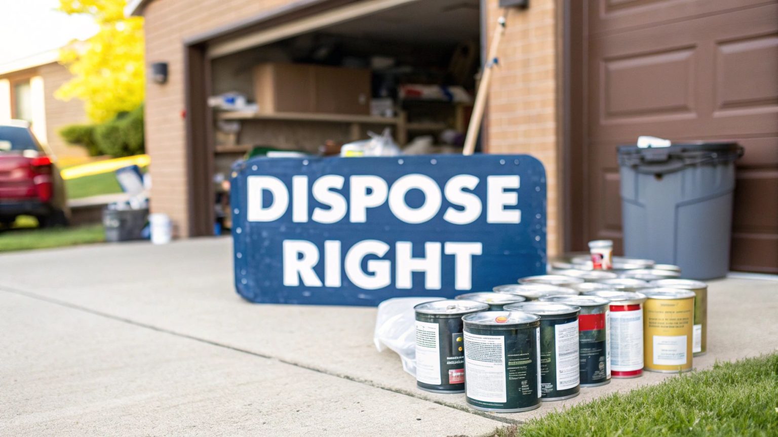 How to Dispose of Old Paint Tins the Right Way