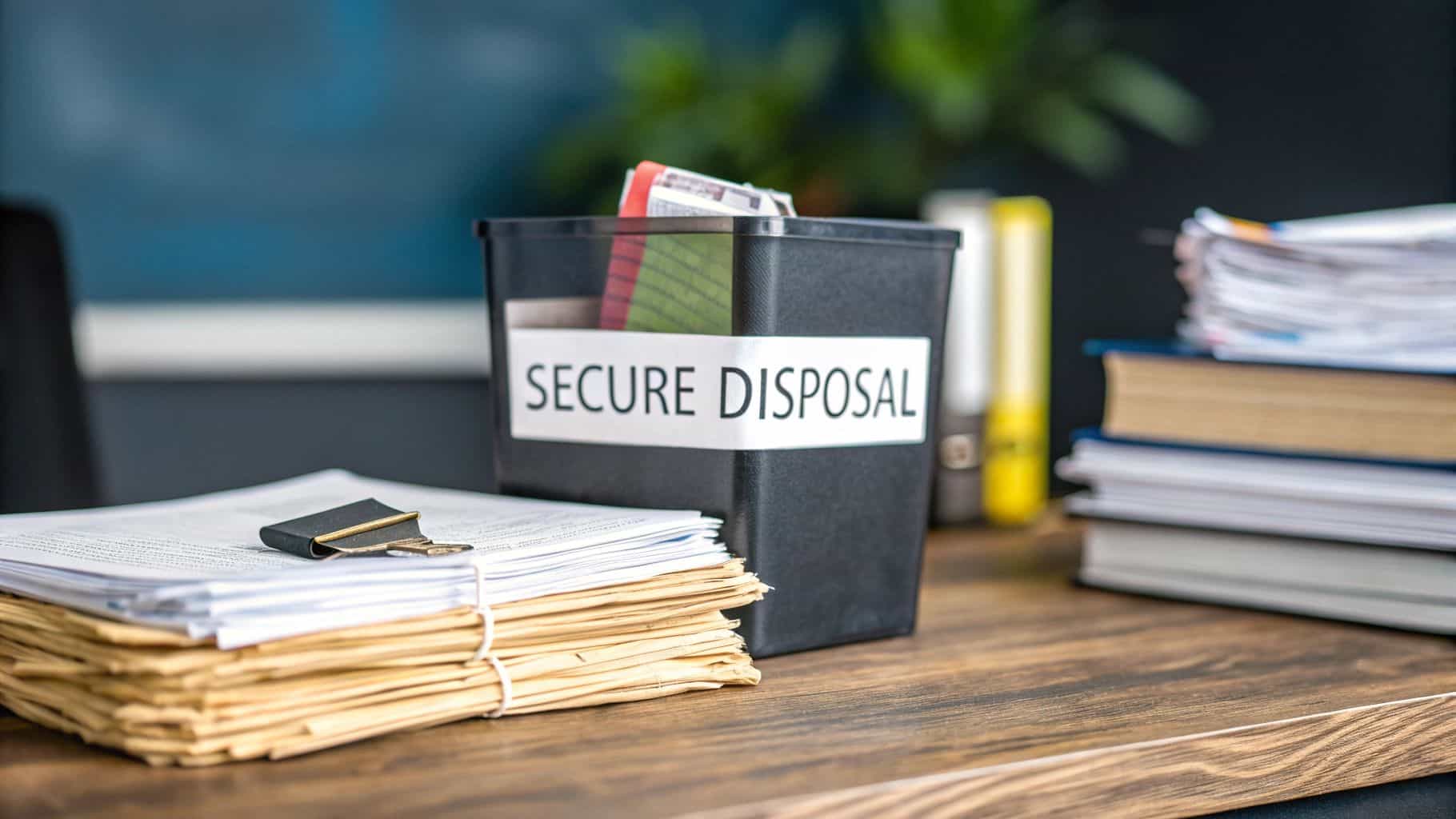 Secure Disposal of Confidential Documents A UK Compliance Guide