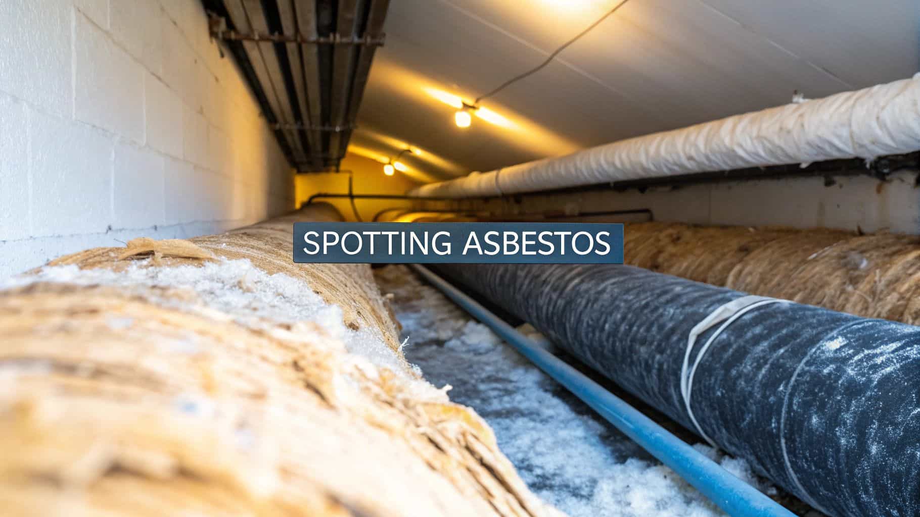 What does asbestos insulation look like? A concise guide.